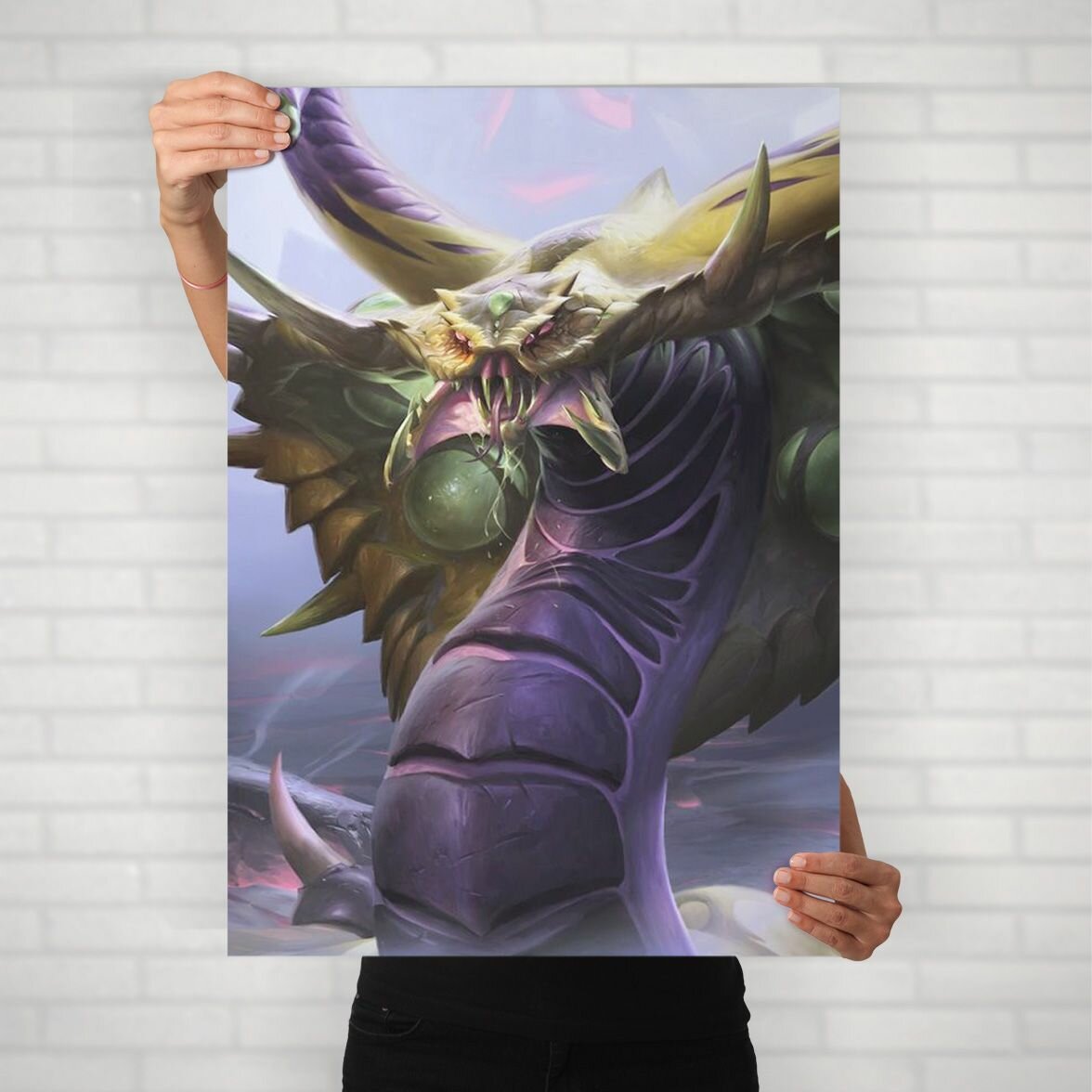Плакат на стену для интерьера Dota 2 (Venomancer) - Постер по игре формата A2 (42х60 см)