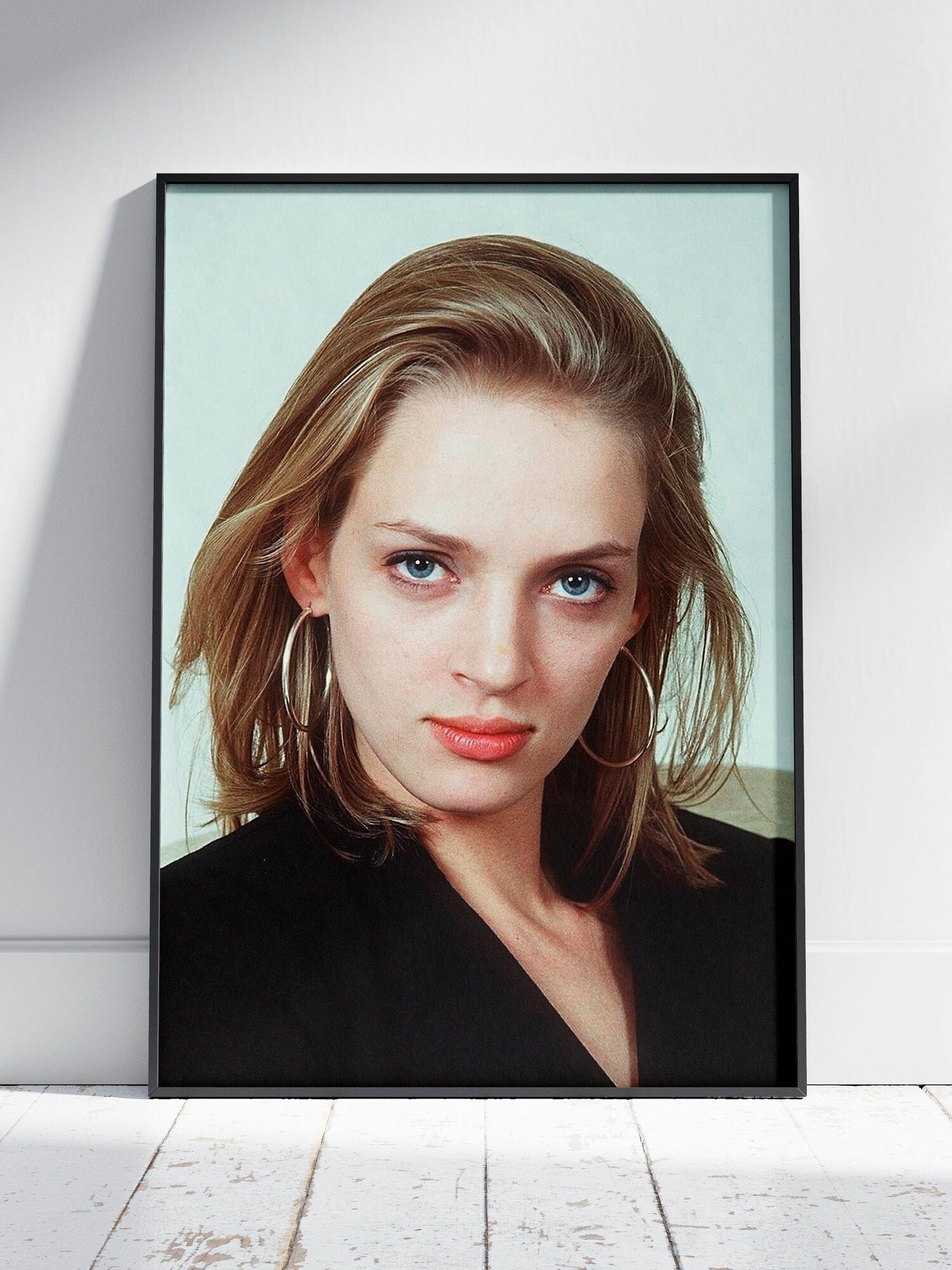 Плакат на стену для интерьера Ума Турман (Uma Thurman 26) - Постер по актеру фильма, кино, сериала формата A4 (21x30 см)