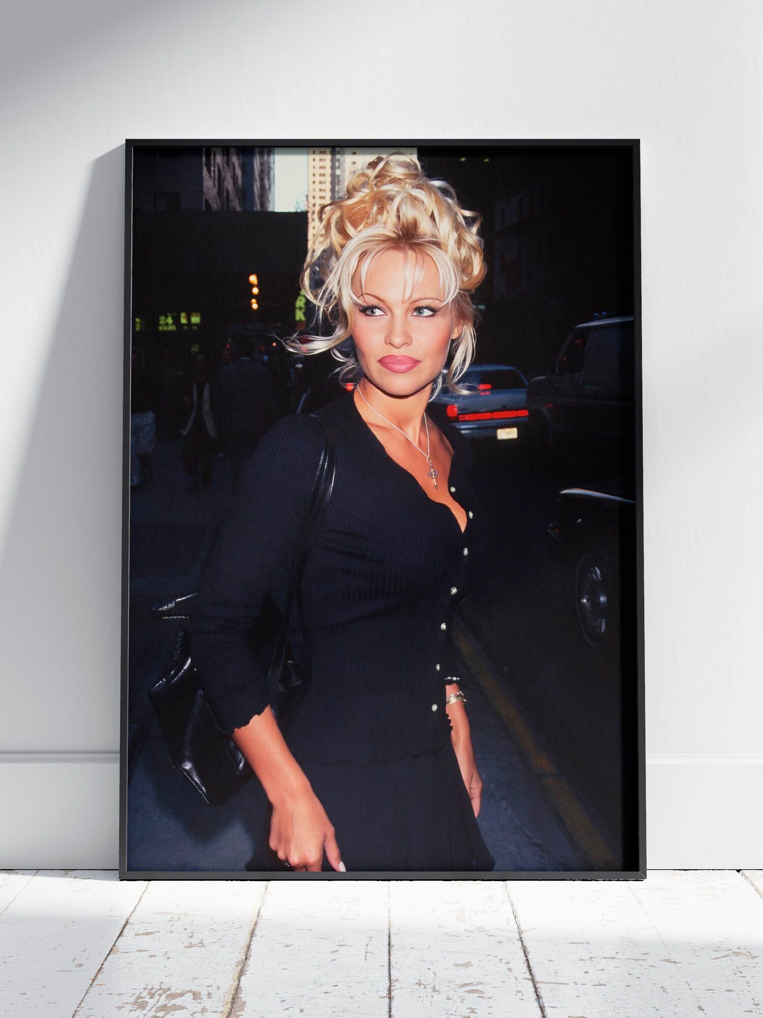 Плакат на стену для интерьера Памела Андерсон (Pamela Anderson 39) - Постер по актеру фильма, кино, сериала формата A4 (21x30 см)