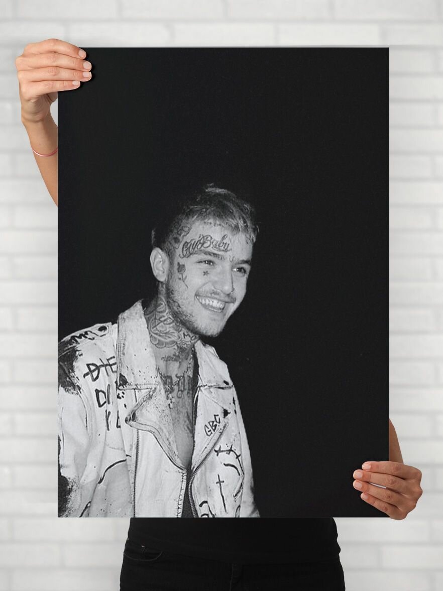 Плакат на стену для интерьера Lil Peep (Лил Пип 10) - Постер по музыке и артисту формата A1 (61x84 см)