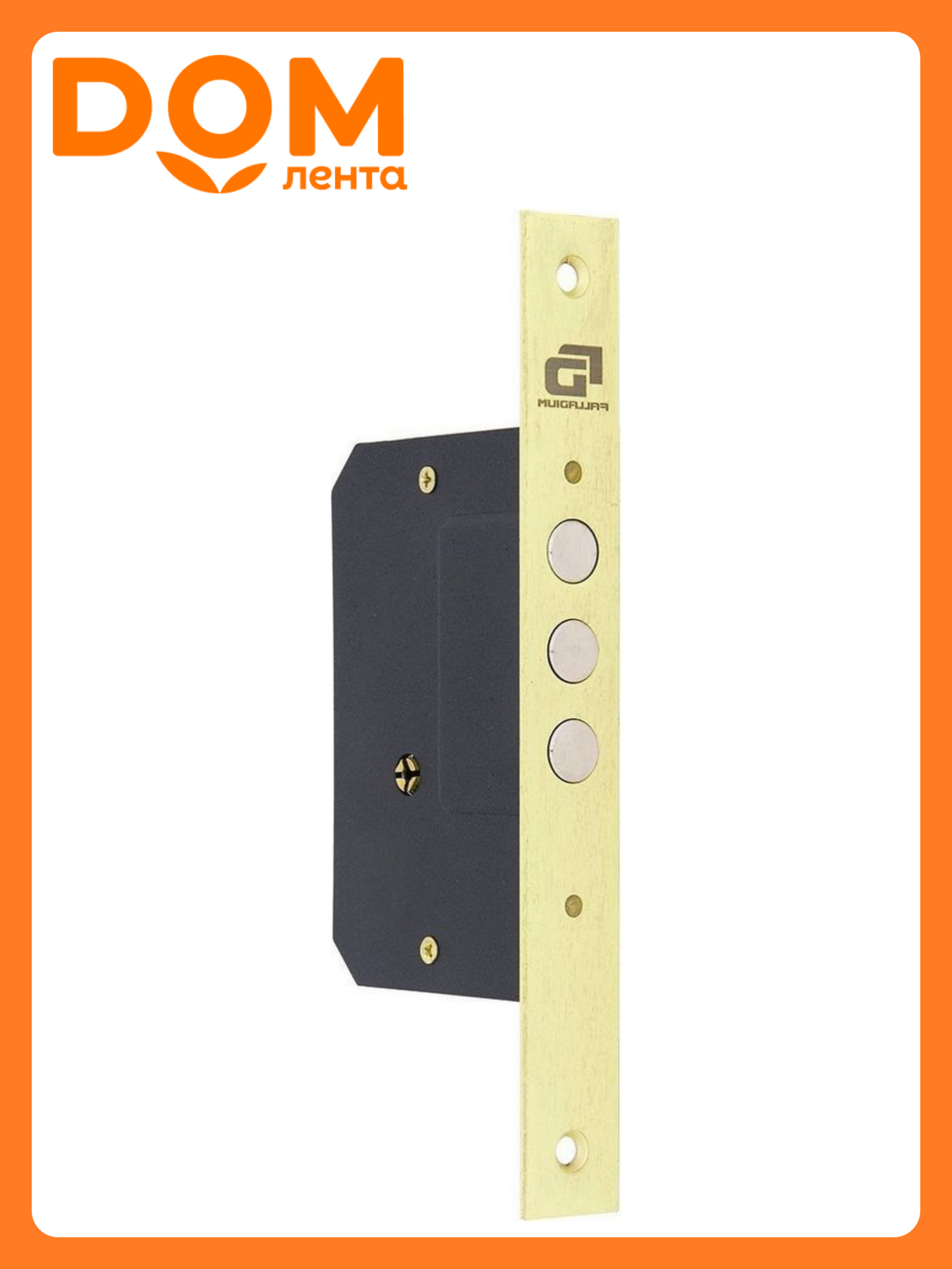 Цилиндровый замок Palladium 0189-3MF латунь