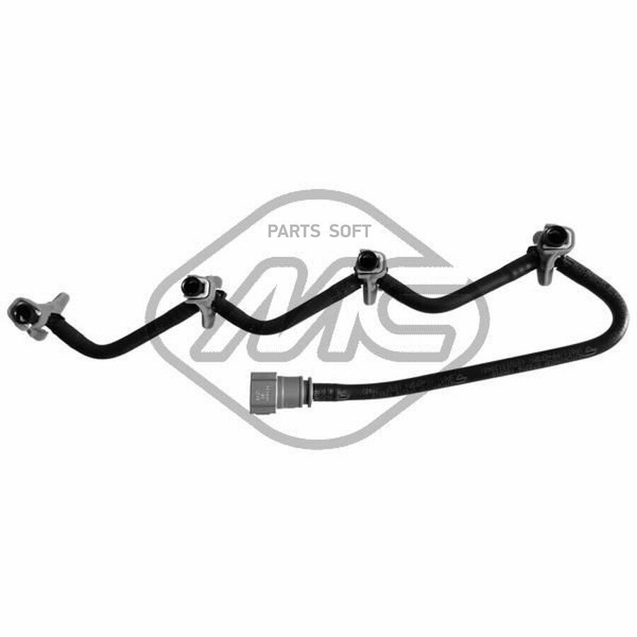 Трубка обратки, форсунка - FORD FIESTA VI 1.6 TDCI / FORD FOCUS III 1.6 TDCI / FORD MONDEO IV 1.6 TD от официального дистрибьютора, METALCAUCHO, артикул 92091