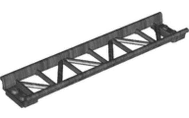 Деталь Lego 25059 Train, Track Roller Coaster Straight 16L