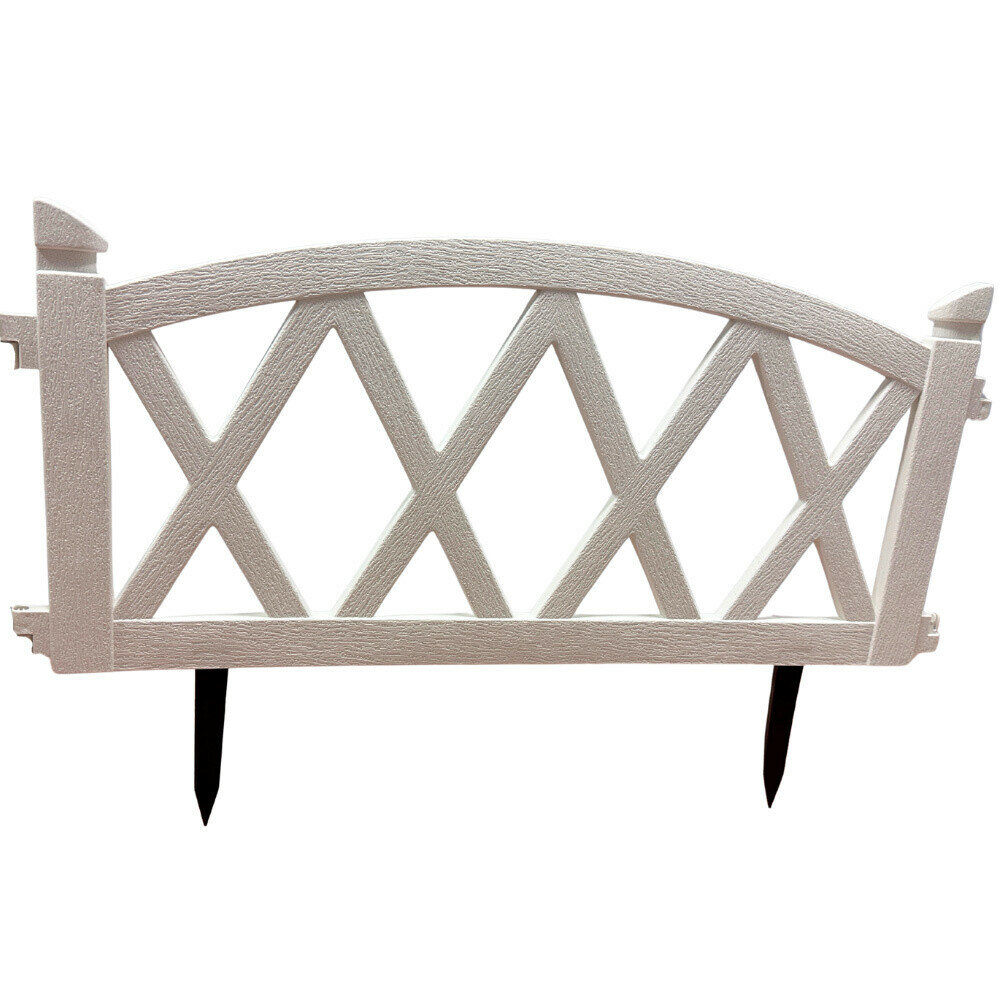 Забор декоративный Standartpark Арка 0,26х0,6 м 0,91 кг сборный белый