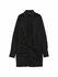 Платье FEDERICA BASSI Black mini dress, размер 42, black/black