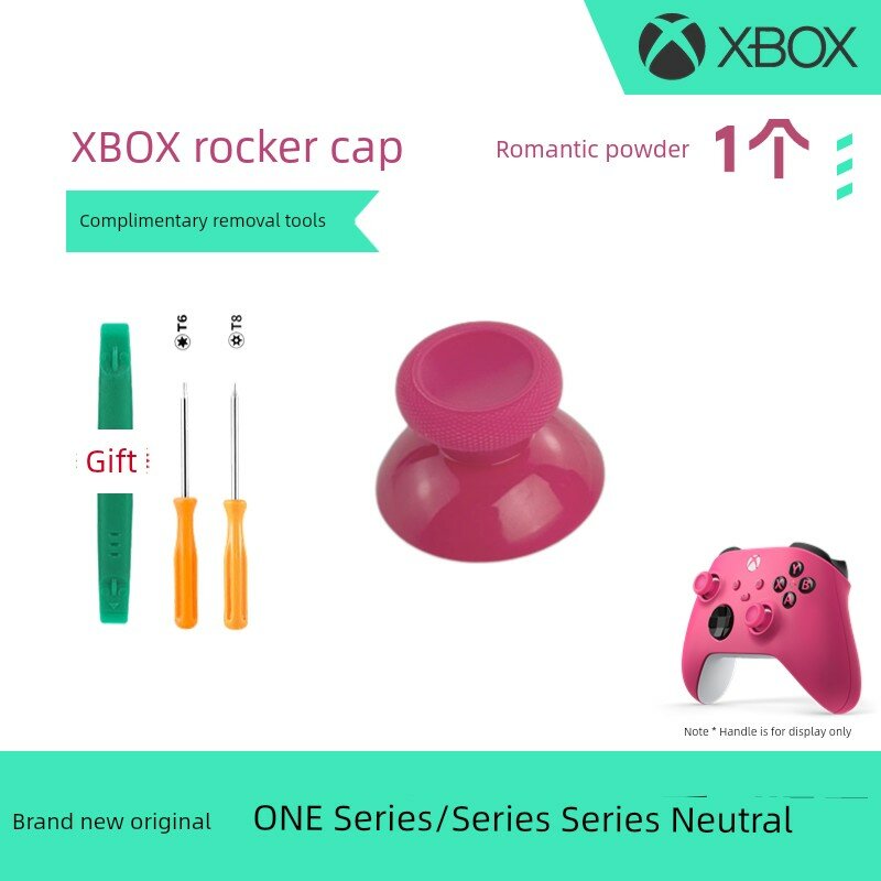 Оригинальная замена ручки джойстика для контроллера Xbox Series X/S - Романтический Розовый, 1 шт. для Xbox One и Series