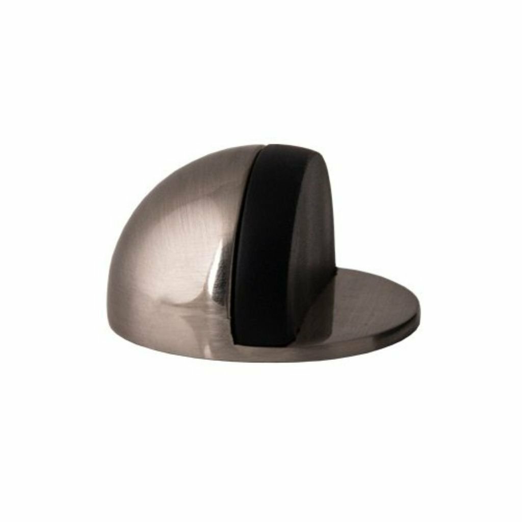 Упор дверной напольный Code Deco DS-0002-NIS, матовый никель, серебристый, артикул 28857 для защиты стен и мебели