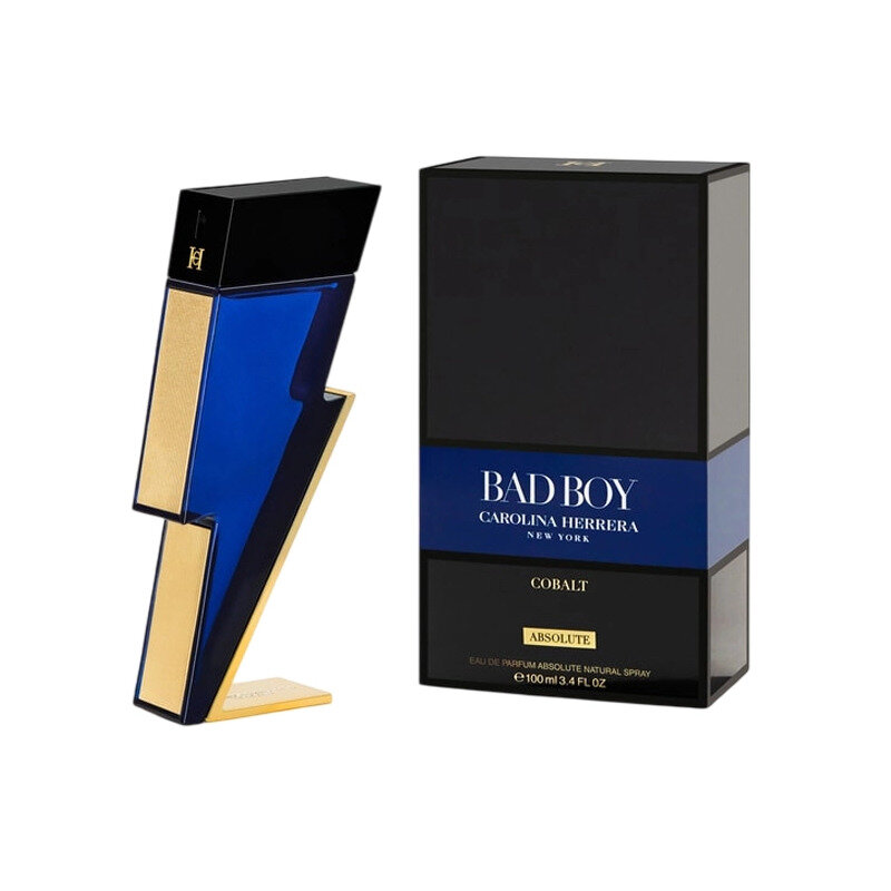 Парфюмерная вода Carolina Herrera Bad Boy Cobalt Absolute 100 мл мужская / Бэд Бой Кобальт Абсолют