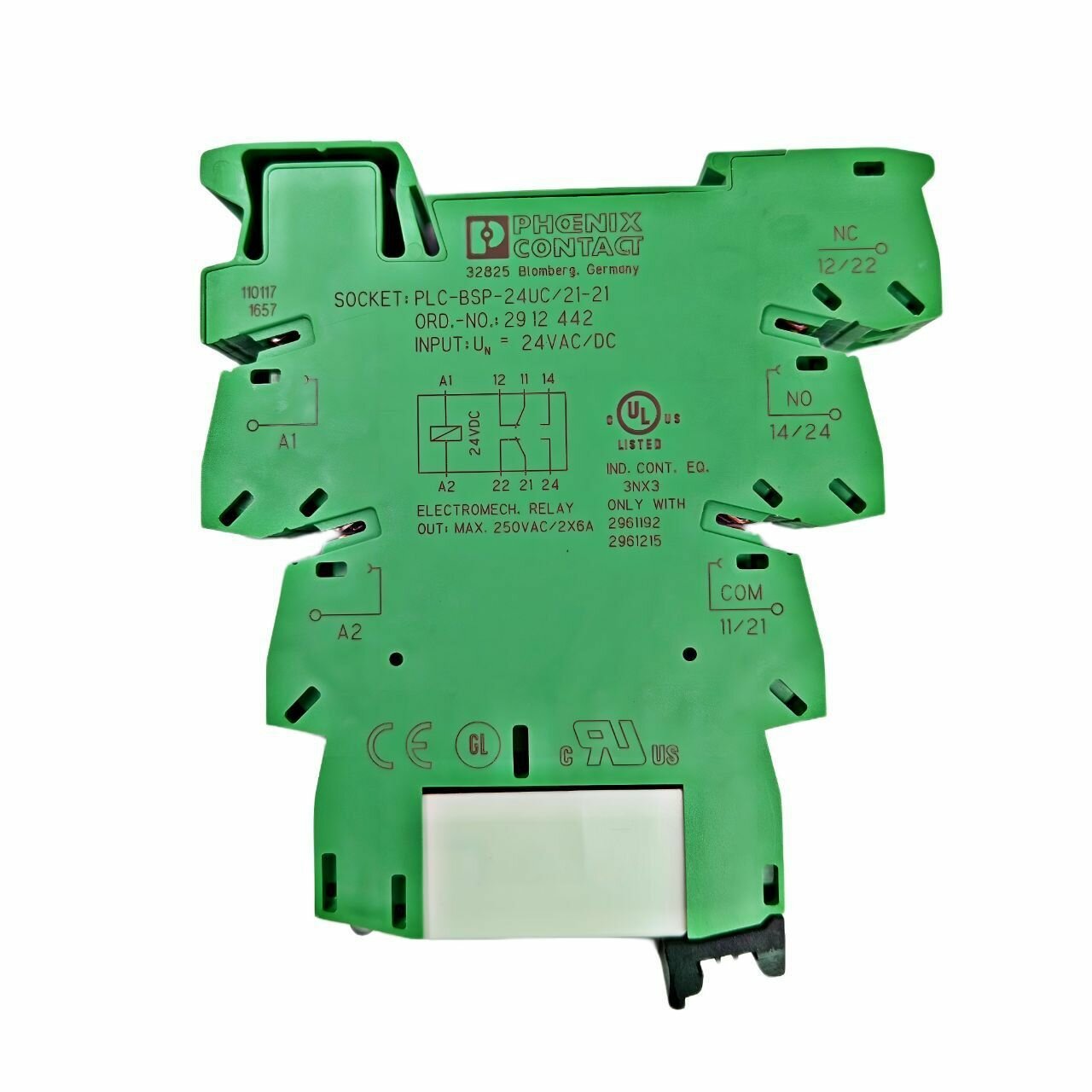 1 шт PLC-RSP- 24UC/21-21 Модуль полупроводникового реле 2912510 Phoenix Contact