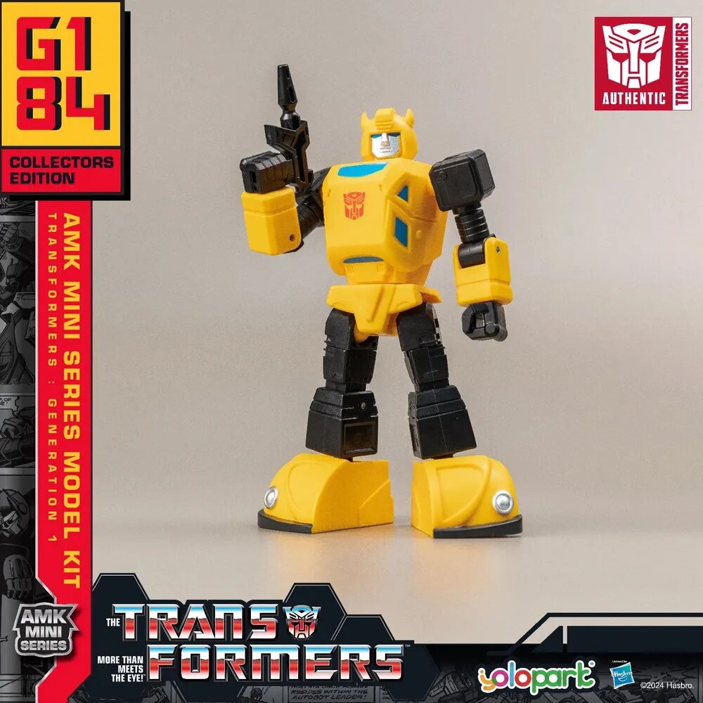Трансформеры игрушки Yolopark Комплект моделей серии AMK MINI первого поколения - Bumblebee 10см