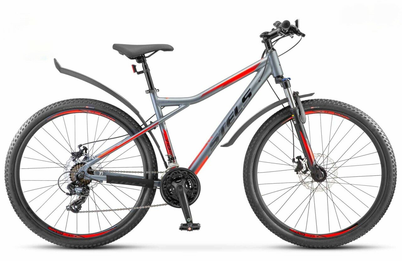 Горный велосипед Stels Navigator 710 MD V020 (2025) 18" Серо-зеленый (167-178 см)