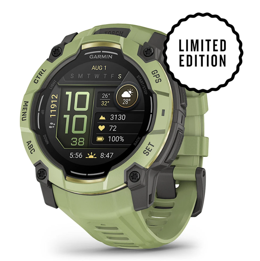 Garmin Instinct 3 – 50 mm AMOLED Fern Green with Fern Green Band 010-03020-02