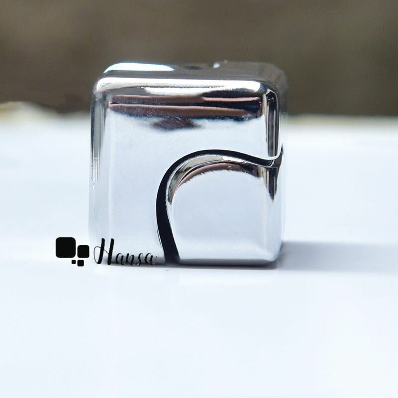 Игрушки Fidget Cube для взрослых, Расслабляющая игрушка-куб из алюминиевого сплава-Серебристый