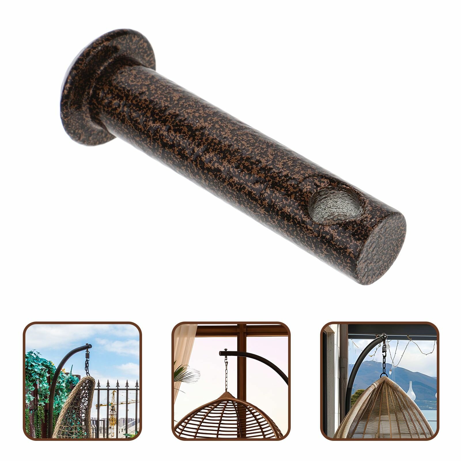 Штырь-вилка из сплава для подвесного кресла, качелей на веранде и потолочного крепления тяжелых предметов