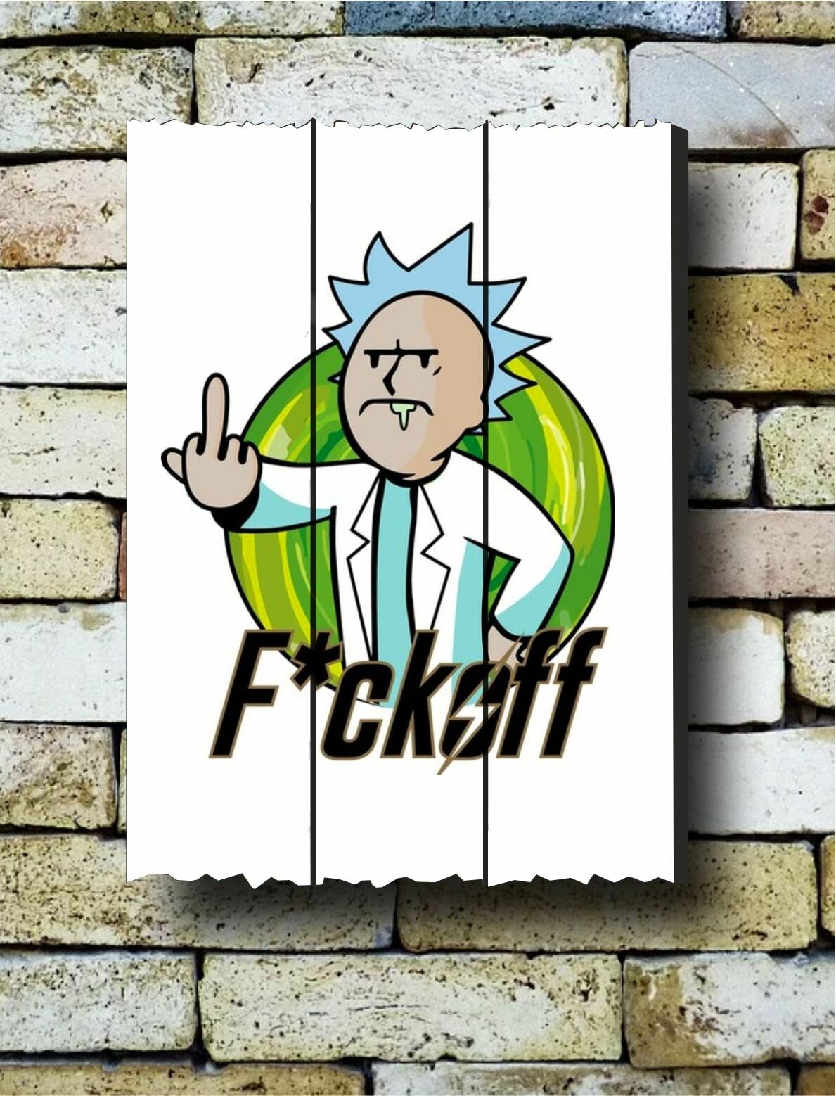 Картина на досках Рик и Морти 2 Rick and Morty