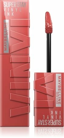 Губная помада Maybelline New York SuperStay Vinyl Ink, персиковый, 4.2 мл