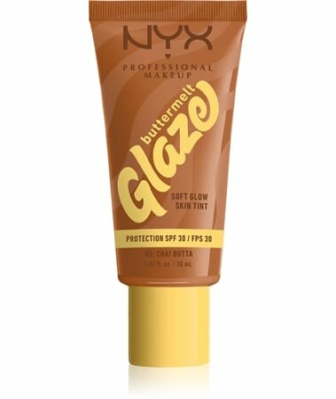 Тональный крем NYX Professional Makeup Buttermelt Glaze, оттенок chai butta, 30 мл