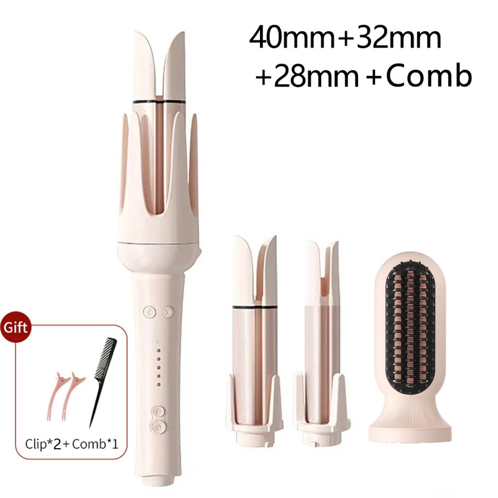 Автоматические бигуди для волос 40/32/28мм, EU, comb