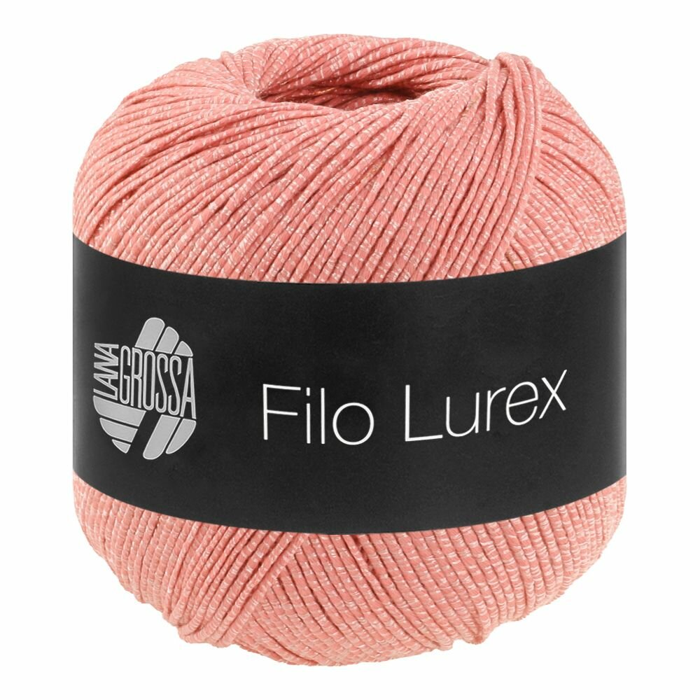 Пряжа для вязания Lana Grossa Filo Lurex (06 Lachs) 4 мотка по 50 г/145 м