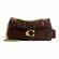 Сумка Coach, фактура плетеная