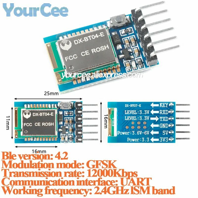 Your Cee DX-BT04-E Bluetooth модуль с платой, 1pc — фото 1
