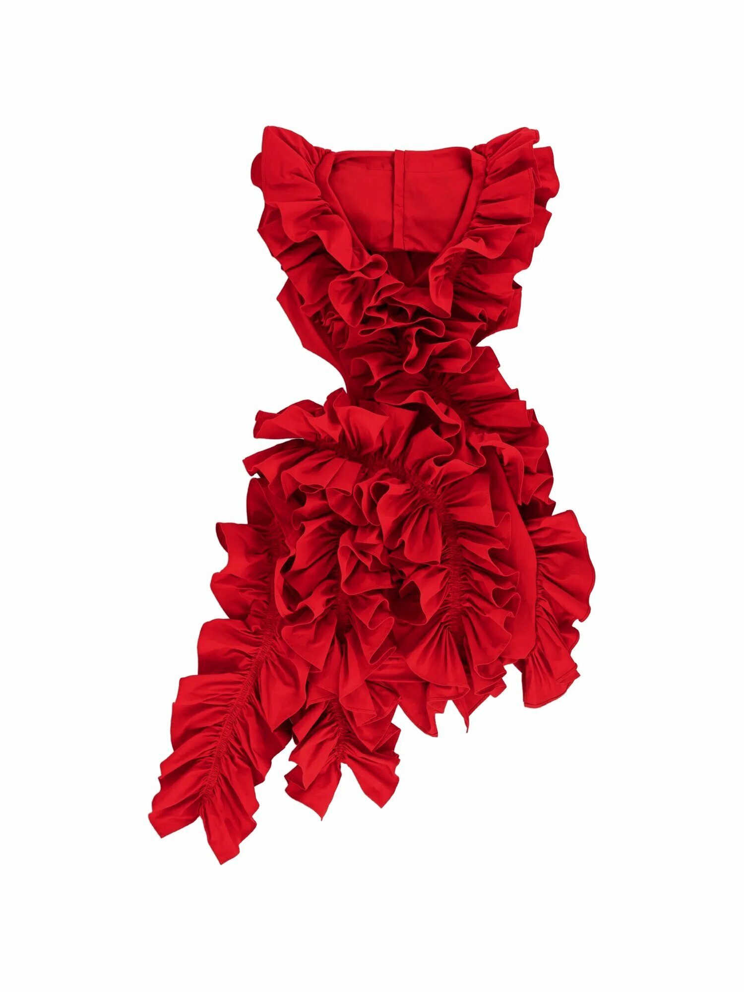 Платье Olive ruffled mini dress