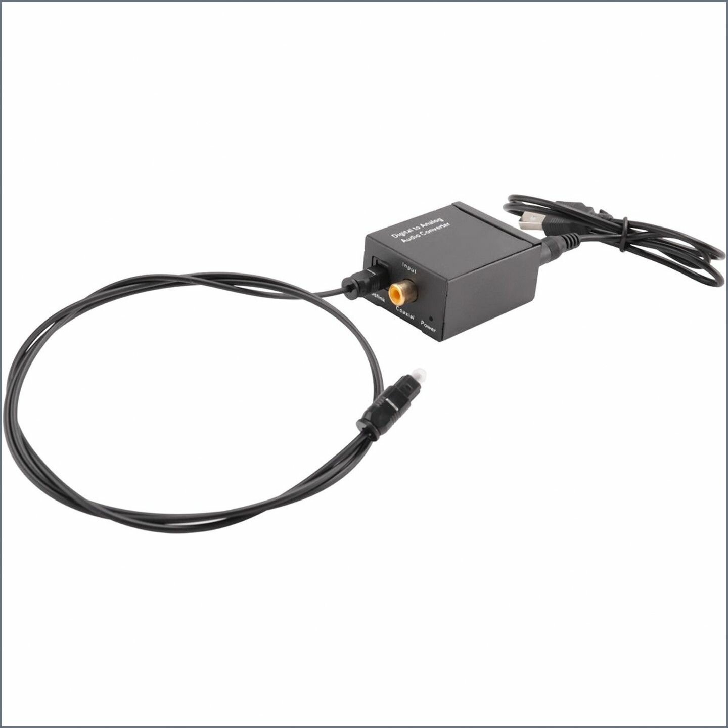 Цифровой оптический коаксиальный Toslink сигнал в аналоговый аудио конвертер адаптер SV