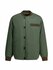 Бомбер Contrast-trim button-up bomber jacket