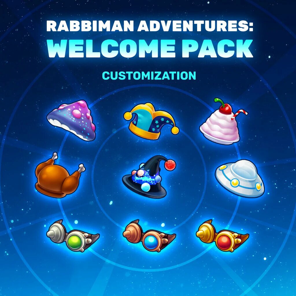 Дополнение Rabbiman Adventures: Welcome Pack - Customization, цифровое издание PlayStation 5, регион Индия / код пополнения баланса