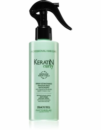 Спрей для ухода за волосами Phytorelax Laboratories Keratin Curly, для вьющихся волос, 200 мл