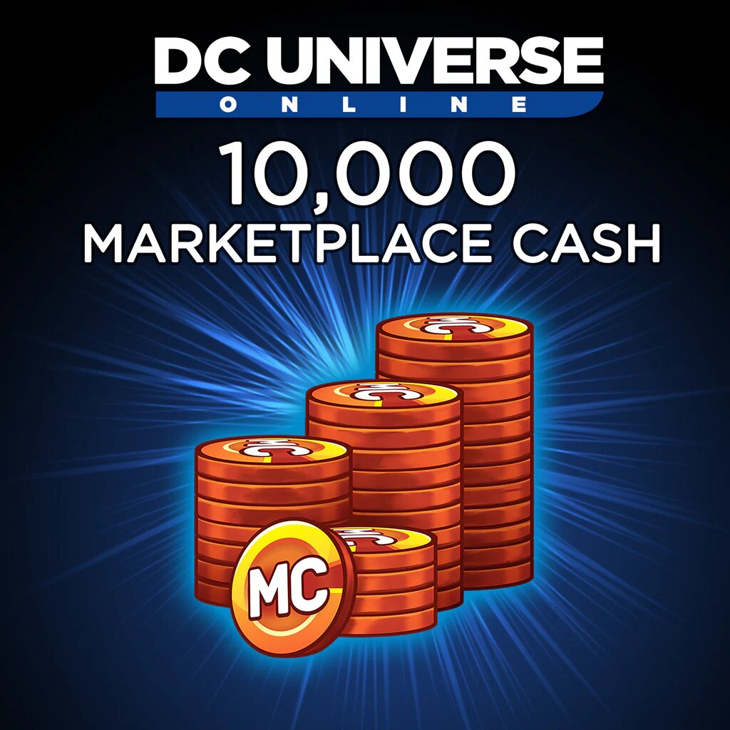 Дополнение DC Universe Online 10000 Marketplace Cash, цифровое издание PlayStation 5, регион Индия / код пополнения баланса