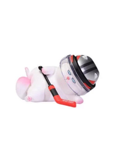 ViViCat Helmet Series Ice Hockey Helmet Pop Figure Ручная Скульптура Коллекционная Игрушка, Размер 10 см