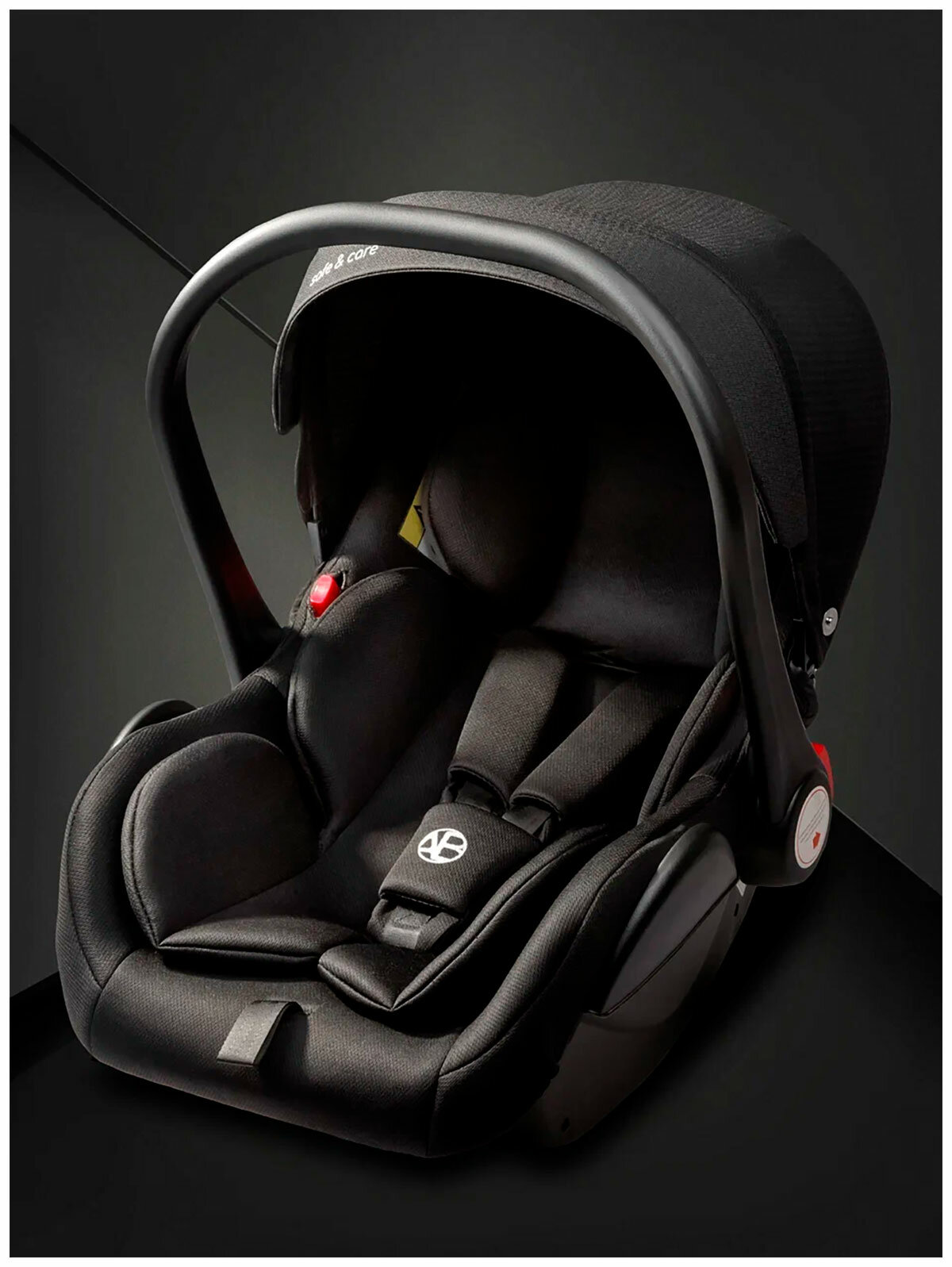 Автолюлька для коляски Amarobaby с адаптерами для линейки Motus, черный