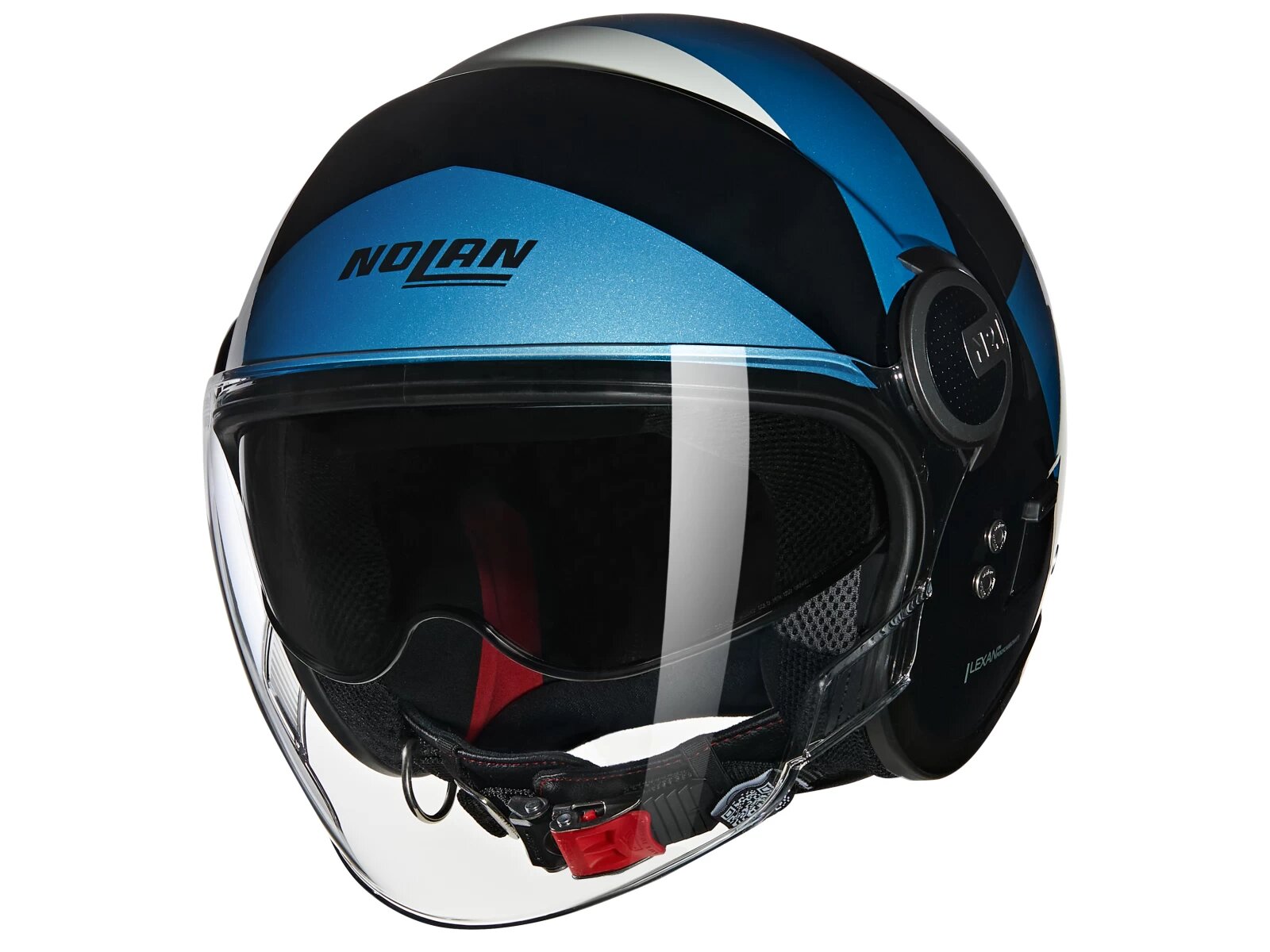 Мотошлем NOLAN N21 VISOR Nero/Blu/Argento Glossy 353, размер S