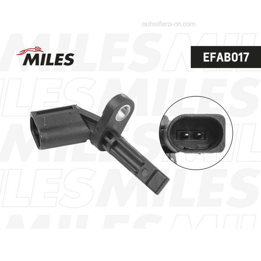 MILES EFAB017 Датчик ABS для а/м Audi A4(07-)/A6(05-)/Q5(08-) пер. лев./зад. прав. кол.