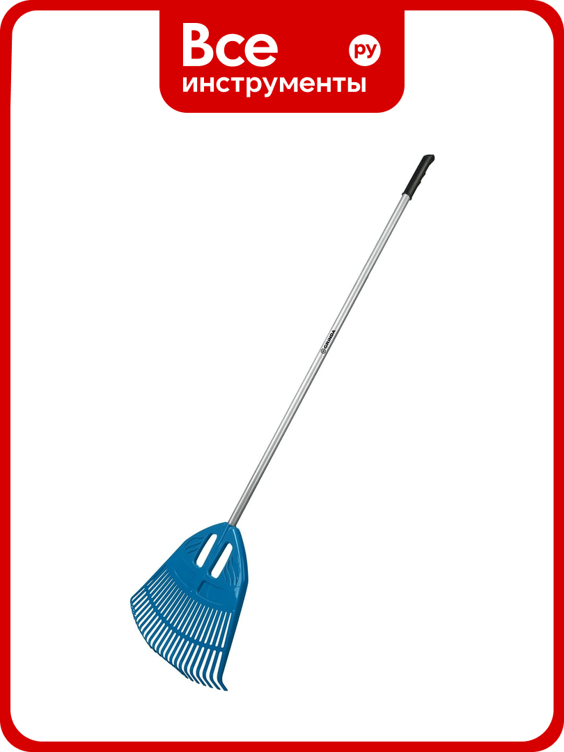 Веерные пластиковые грабли Grinda PROLine PP-23X 23 зубца 421811, прочного полипропилена, прочный