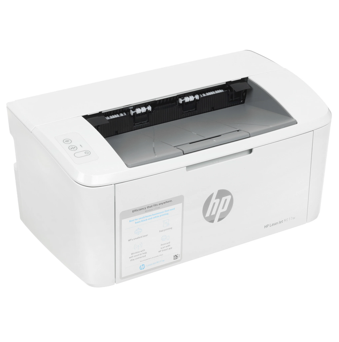Принтер лазерный HP LaserJet M111w черно-белая печать, A4, белый, (7md68a)