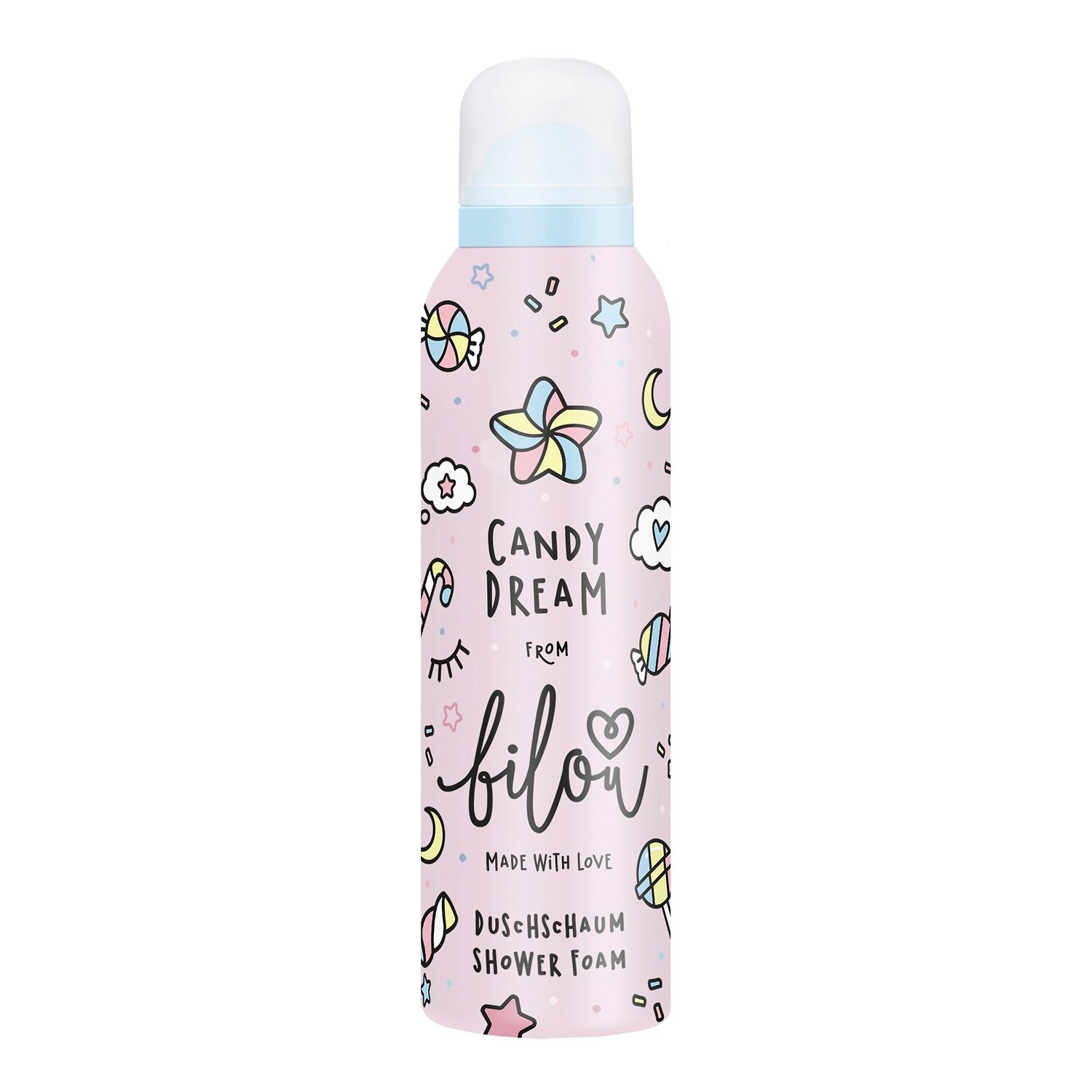 BILOU Candy Dream Пенка для душа с ароматом сладких конфет 200 мл