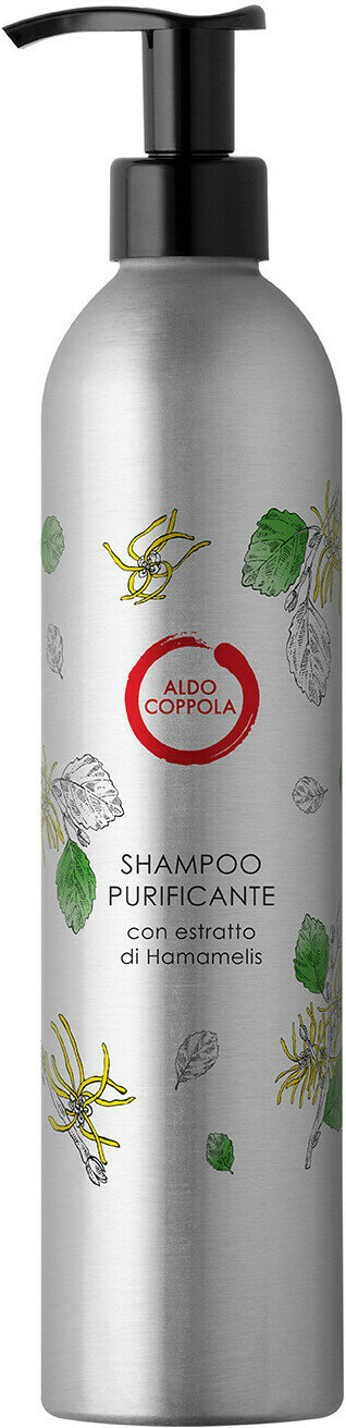 Aldo Coppola Очищающий шампунь с экстрактом гамамелиса 500 мл Purifying Shampoo With Witch Hazel Extract 500 100ml