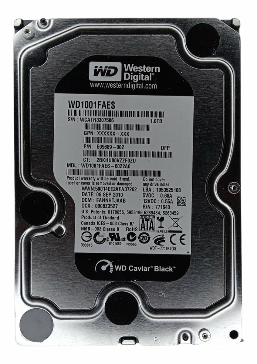 Жесткий диск HP 1Tb 7200 SATAIII 3.5" HDD