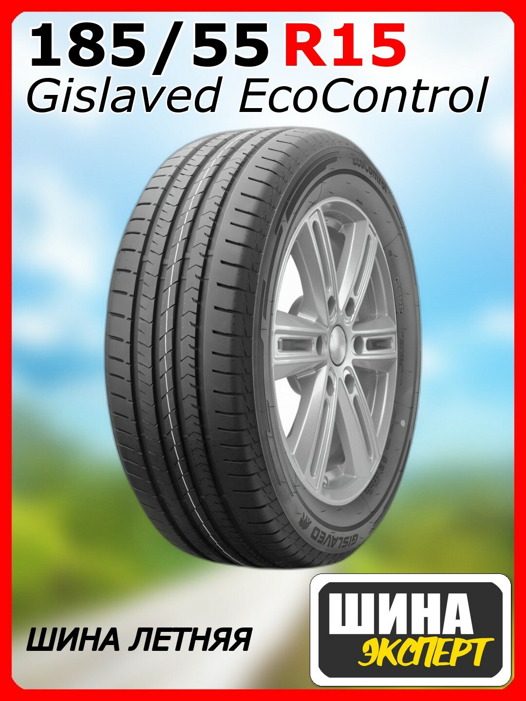 Шина летняя Gislaved 185/55/15 V 86 EcoControl для легковых автомобилей 16113830118
