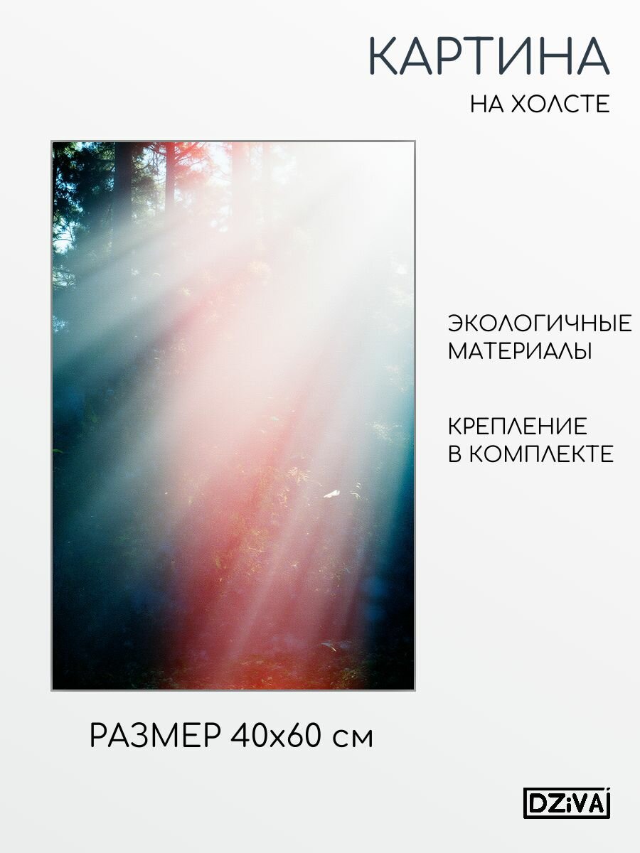 Картина на холсте Абстрактная композиция 40x60 см