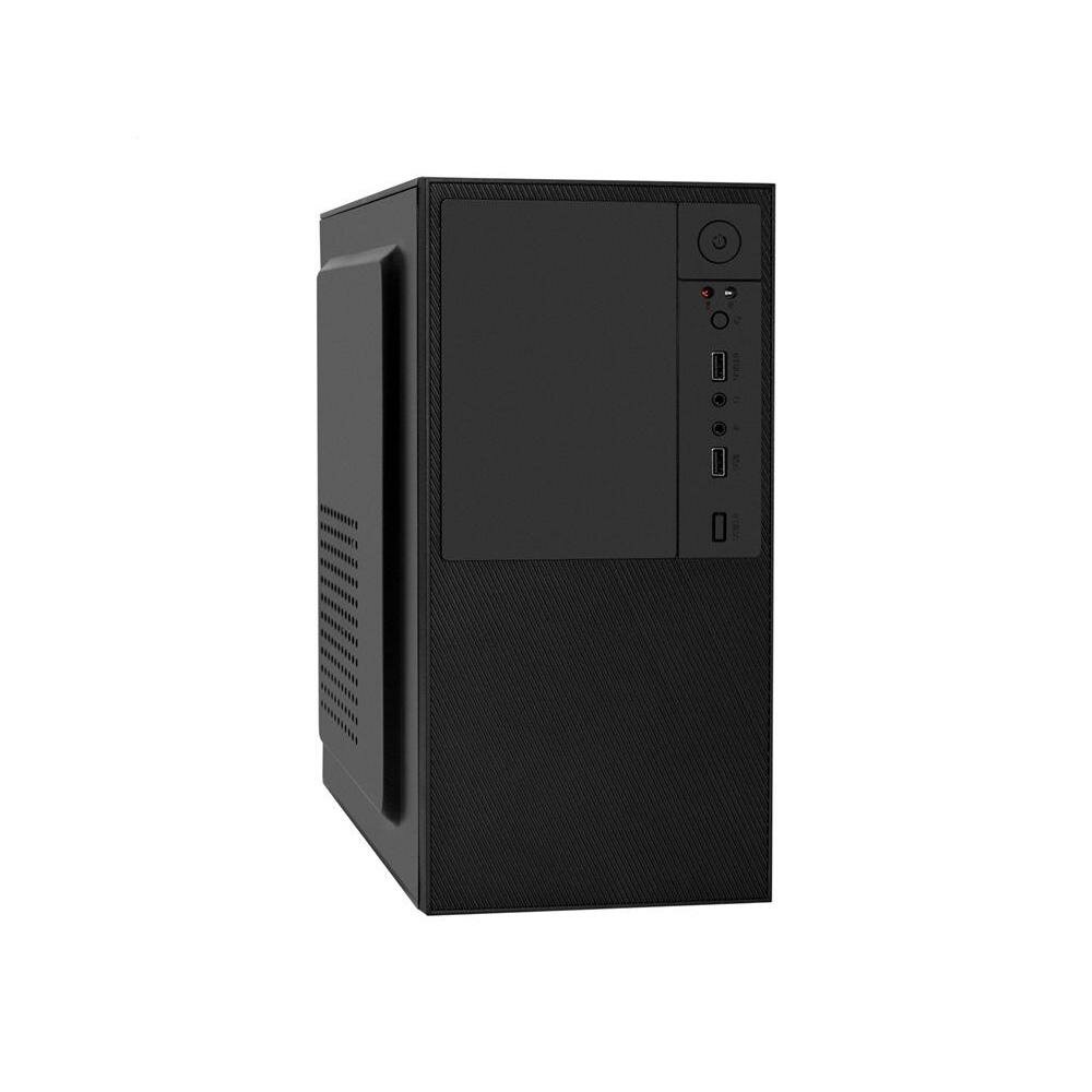 Корпус mATX 350Вт ExeGate BAA-308-AAA350 БП AAA350 2*USB HD Audio черный EX298002RUS