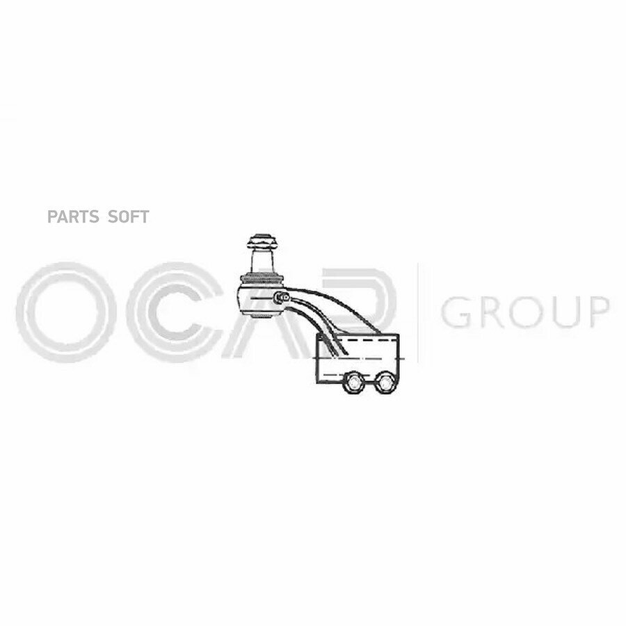 Наконечник рулевой тяги VOLVO: F 10 77-94, F 12 77-94, F 16 87-94, FL 10 85-98, FL 12 95-98, FL 7 85-98 от официального дистрибьютора, OCAP, артикул 0296964