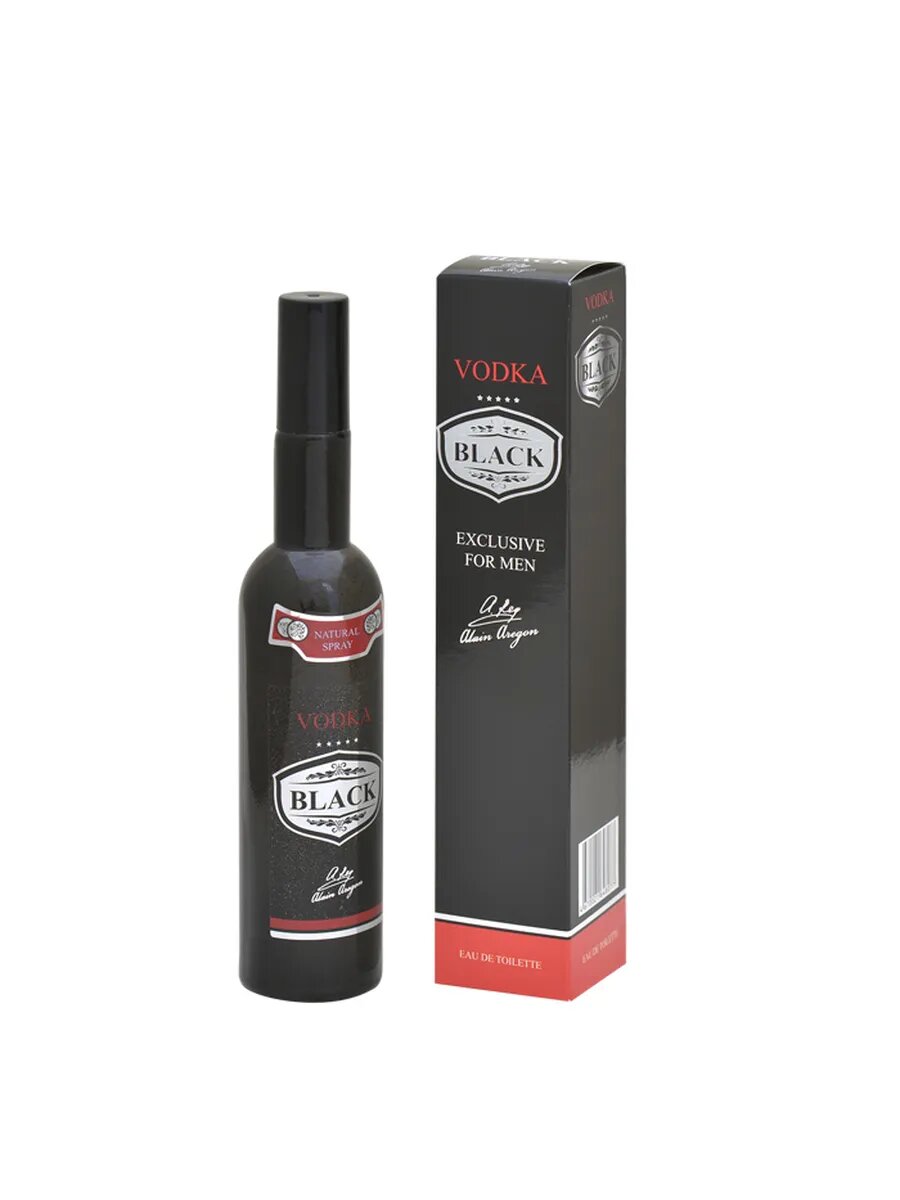 Туалетная вода Alain Aregon "Vodka Black", мужская, фужерная, 100ml