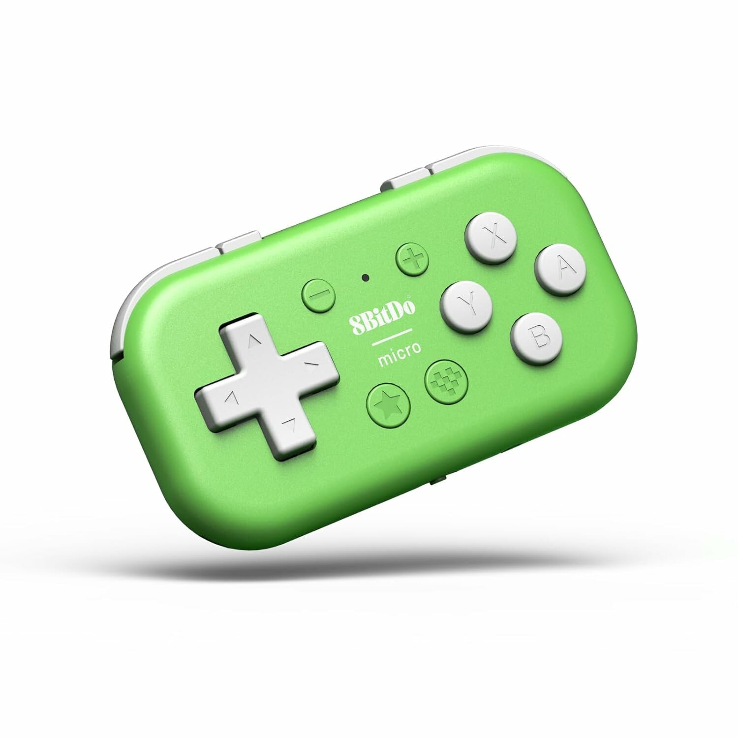 8Bitdo Micro Bluetooth геймпад карманного размера, мини-контроллер для Switch, Android и Raspberry Pi, поддерживает режим клавиатуры (зеленый)