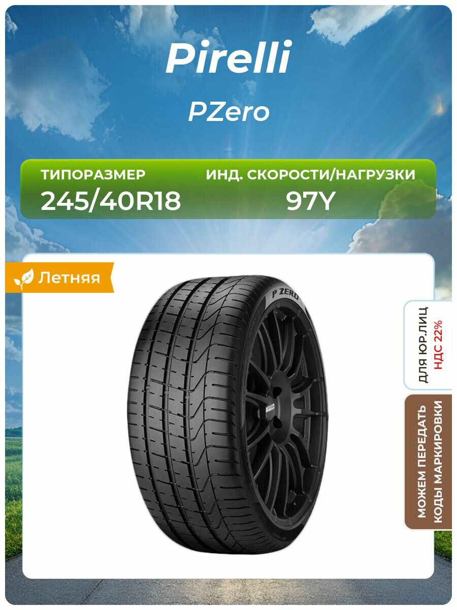 Шина Pirelli PZero
