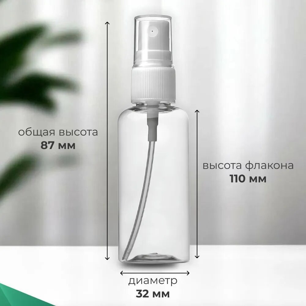 Дорожный набор флаконов с распылителем 3шт - 50мл