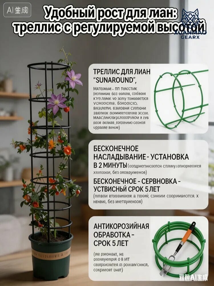 Опора для растений,60шт