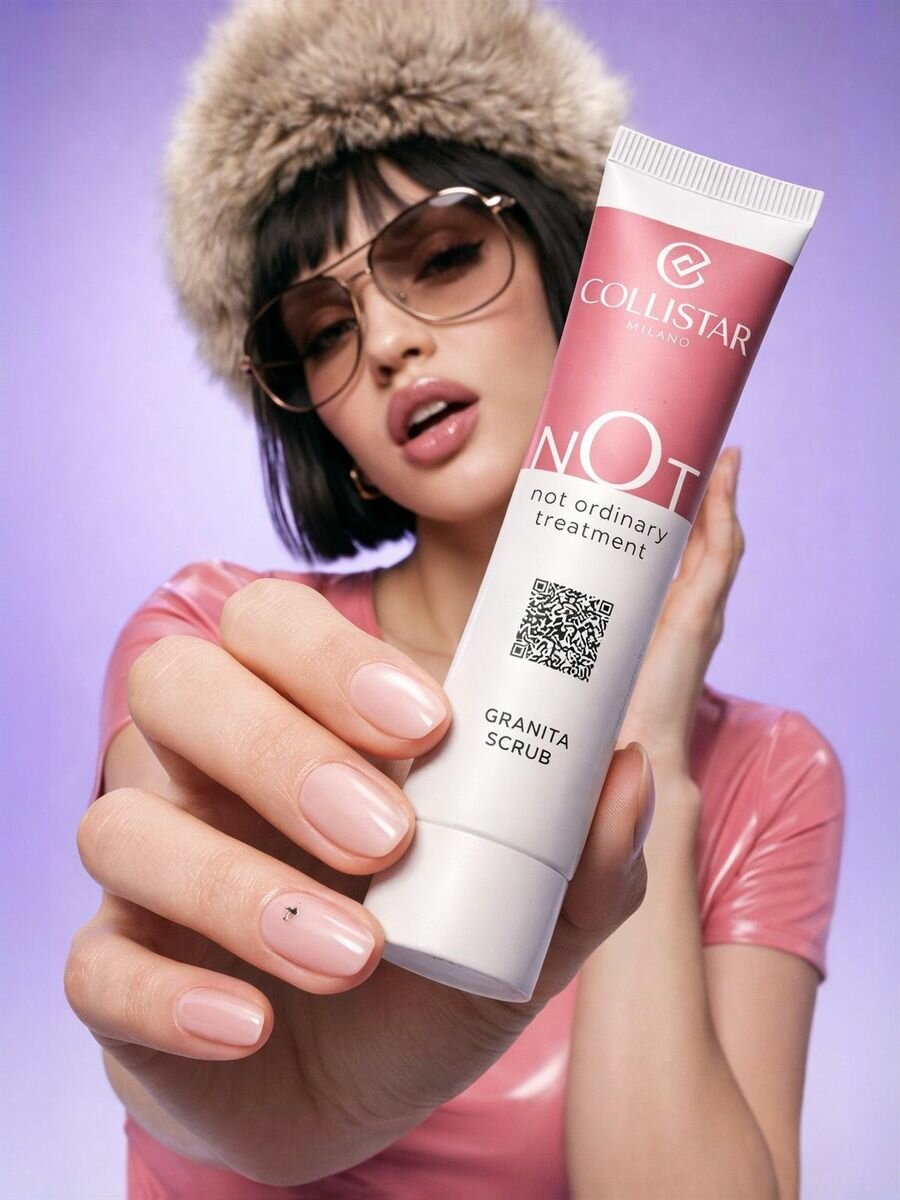 Collistar - Not Granita Scrub (без коробки), Скраб отшелушивающий и увлажняющий кожу лица и губ, 12 мл